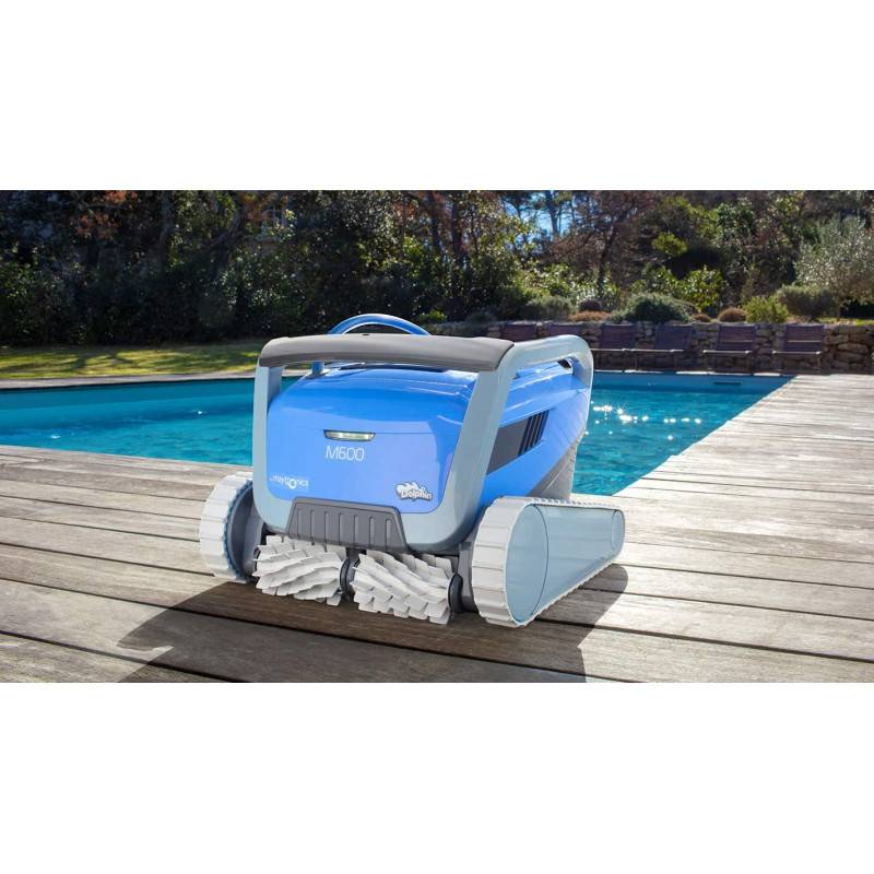 Dolphin M600 robot électrique Maytronics + Chariot - ID Piscine